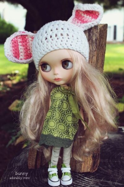 Custom Blythe Doll for Sale #23: Bunny ♥ by AdorablyMini ♥